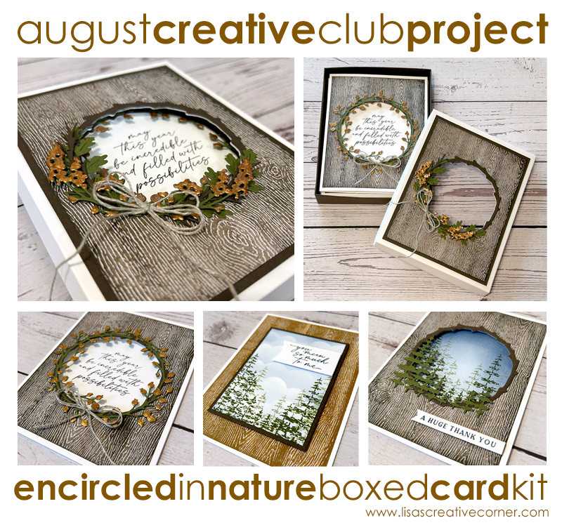 August Project Kit - Encircled in Nature Boxed Card Kit