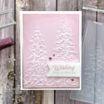 Painted Trees Embossed Card