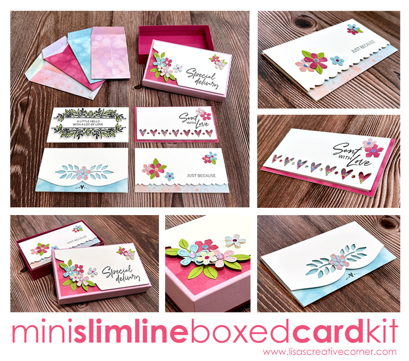 April Project Kit - Mini Slimline Boxed Card Set
