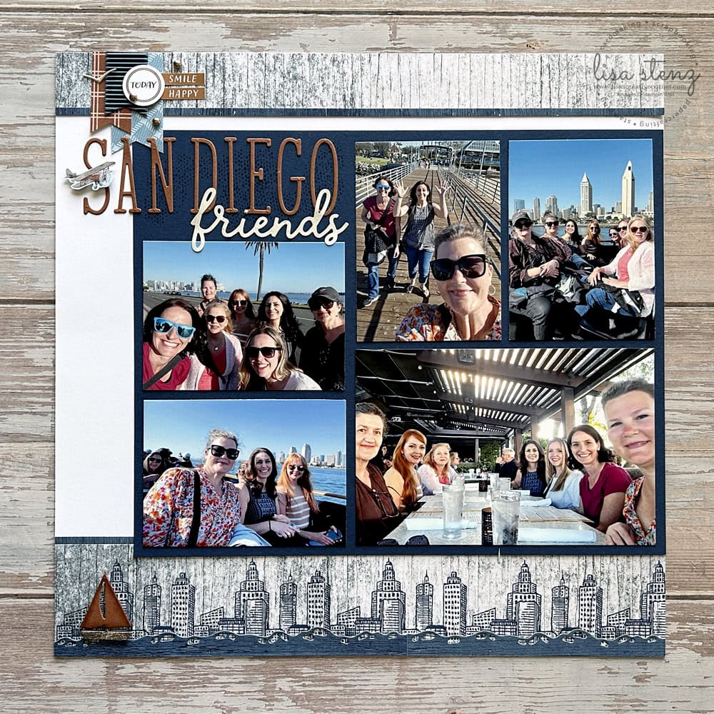 How to Scrapbook Multiple Photos using Flip Flaps