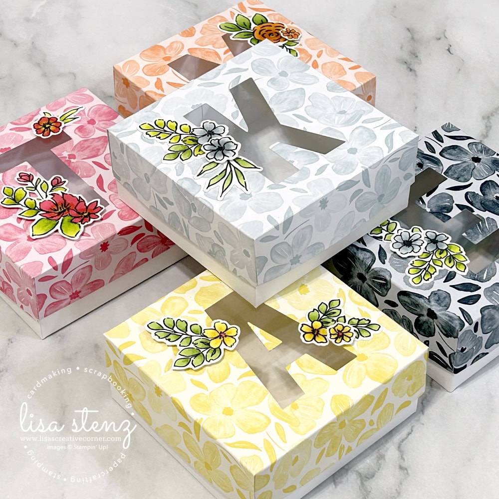 Party Alphabet Mini Gift Boxes