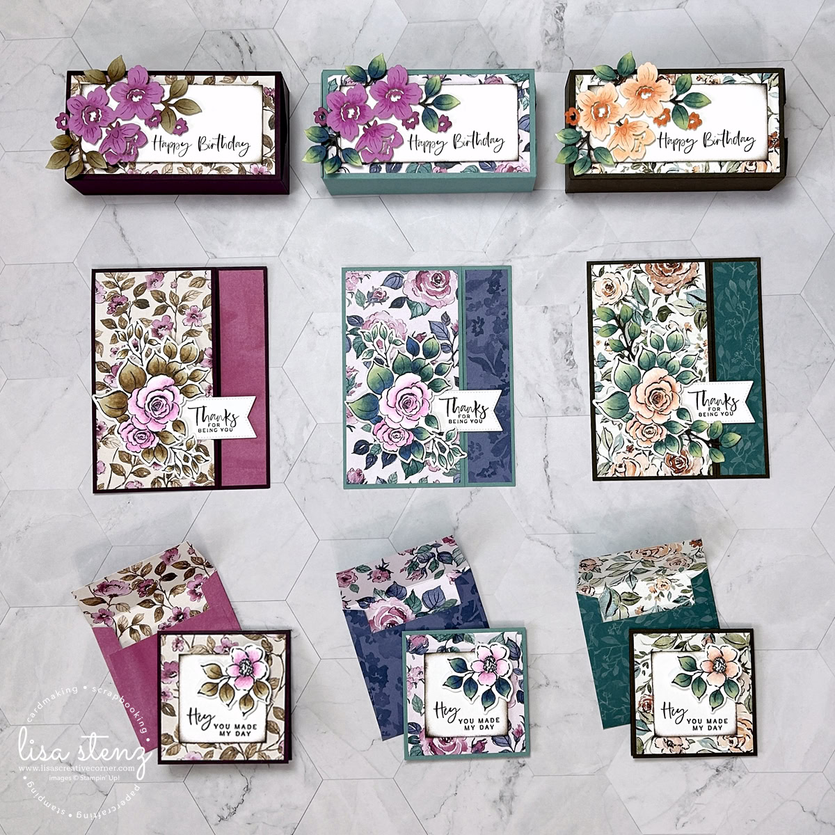 July Project Kit - Charming Day Cards and Box Gift Sets