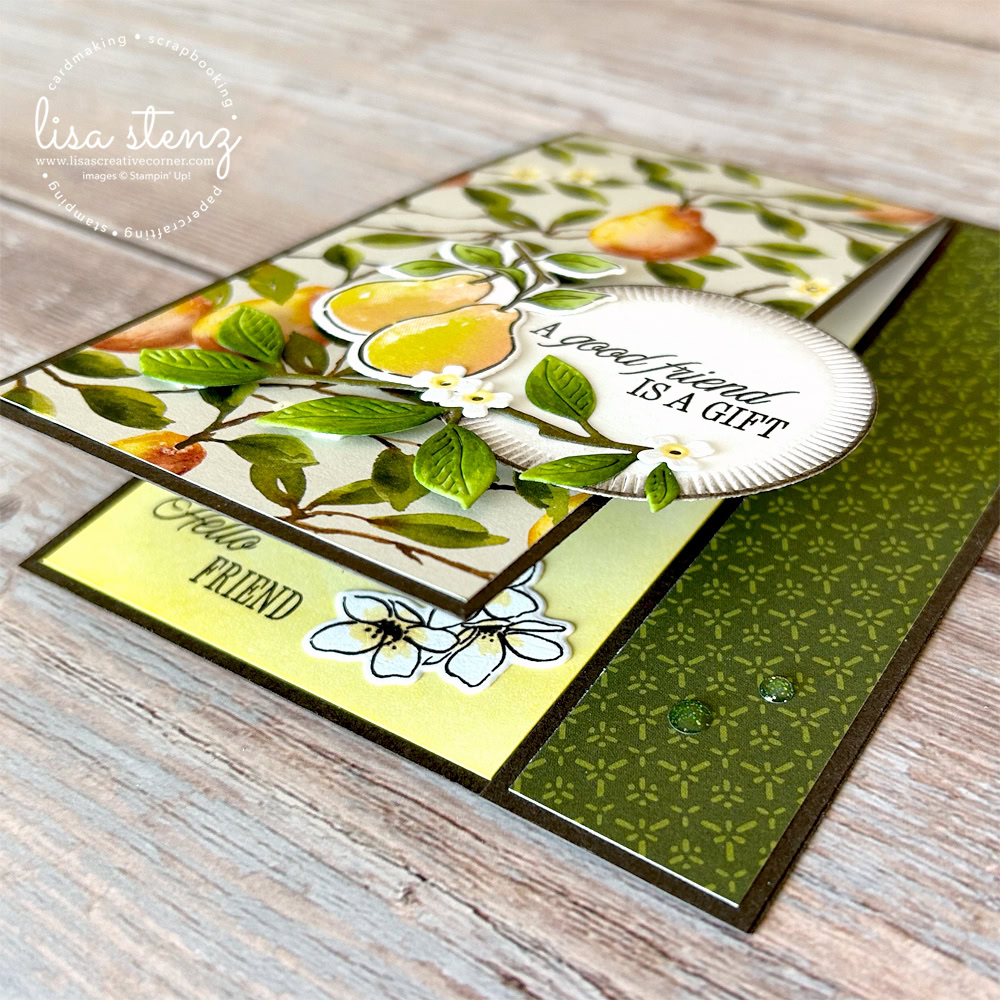 Perfectly Pears Flap Card
